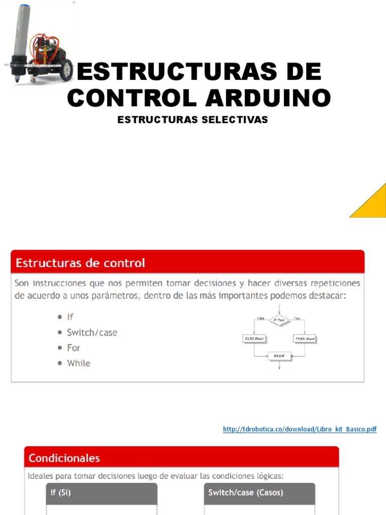 Estructuras de Control Arduino PDF | PDF
