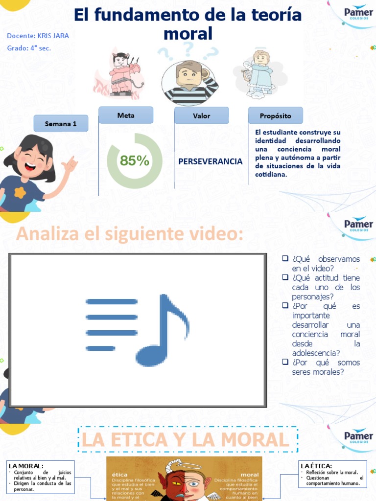 DPCC - 4.°año - II BIM - SEM 1 | PDF | Moralidad | Felicidad