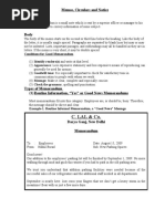 Circulars, Notices, & Memorandum | PDF | Memorandum | Communication