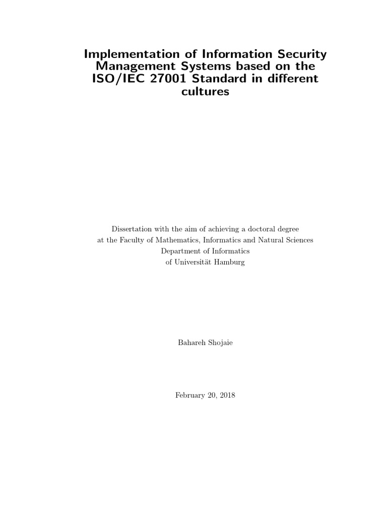 Dissertation | PDF | Information Security | Vulnerability (Computing)