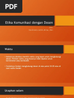 Format Chat Sopan untuk Dosen dan Dokter | PDF
