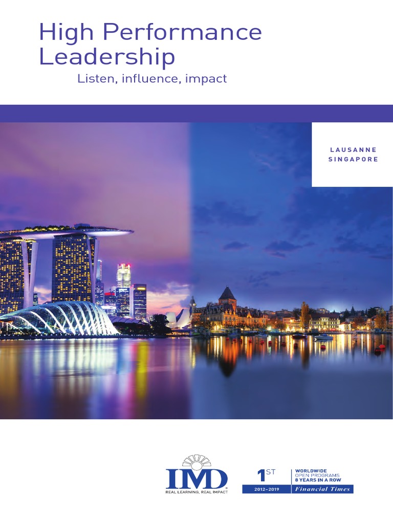 High Performance Leadership: Listen, Influence, Impact | PDF | Mindset ...