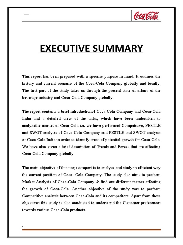 Coca Cola Survey Report New 1 | PDF | Pepsi | The Coca Cola Company