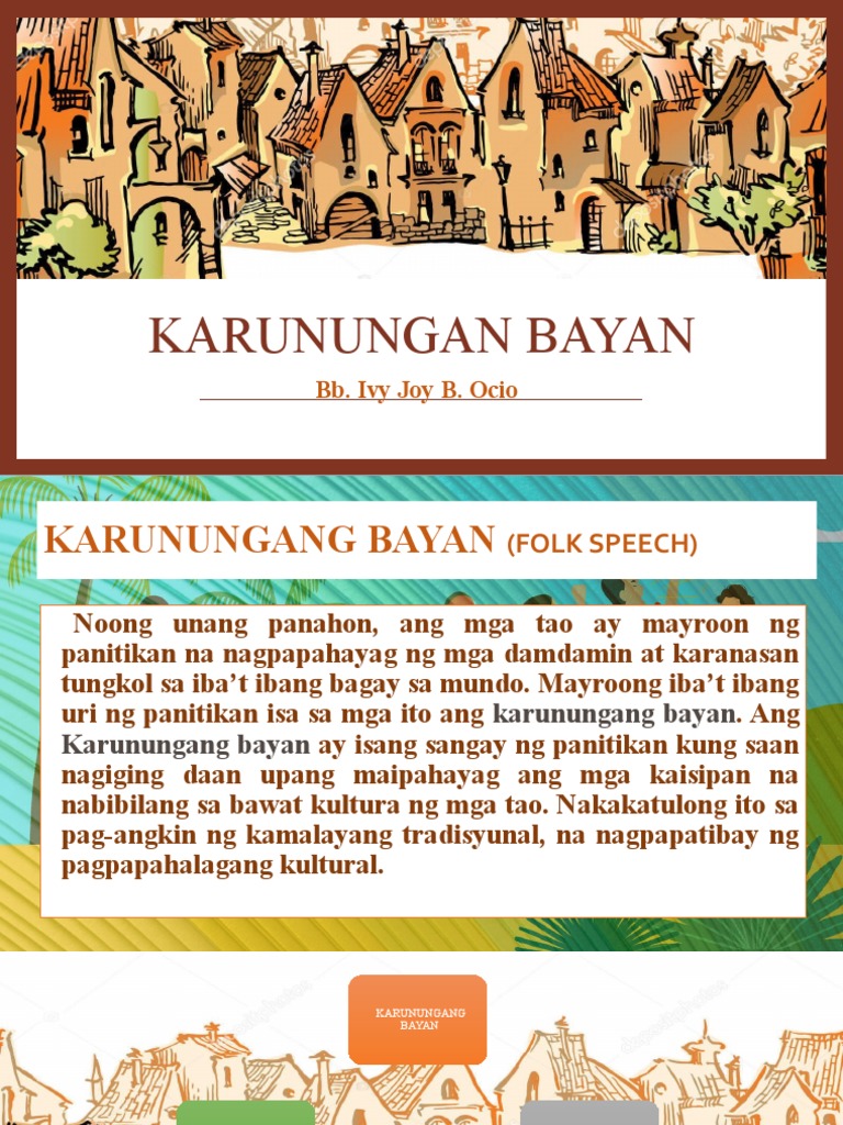 Karunungang Bayan | PDF