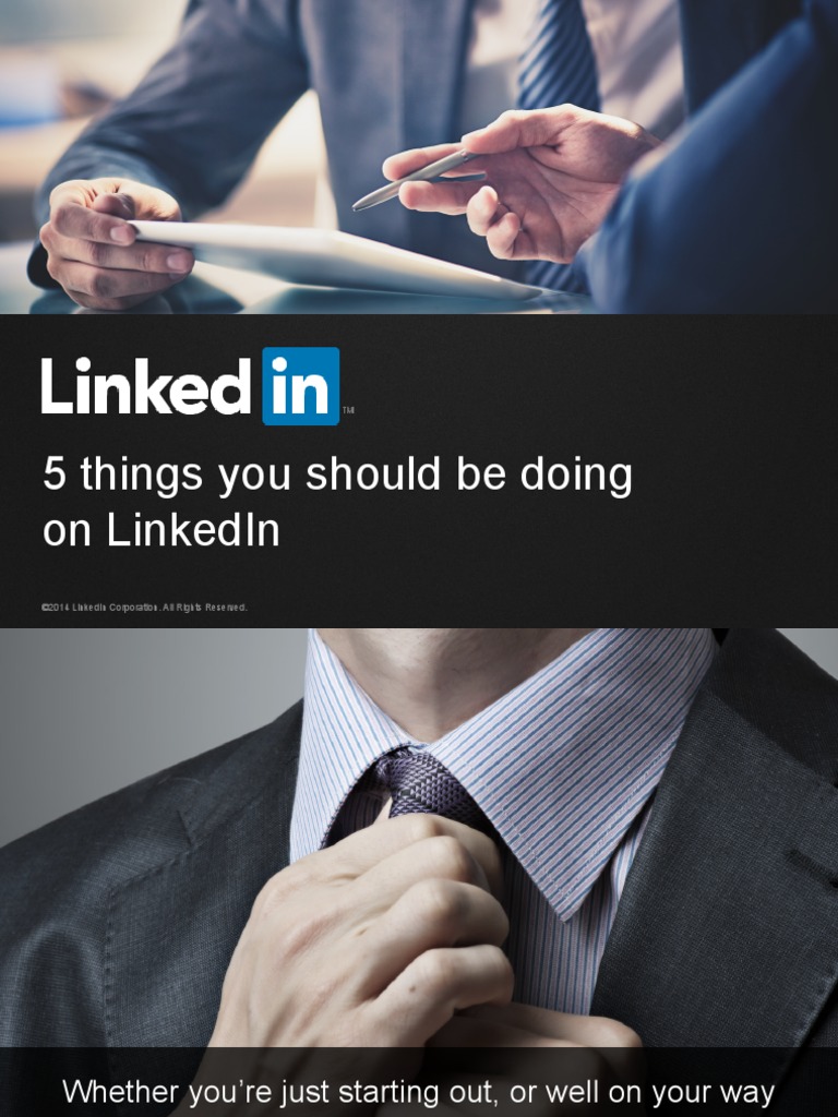 LINKEDIN - 5 THINGS (You Should Be Doing) (For Your Personal Brand) ON ...