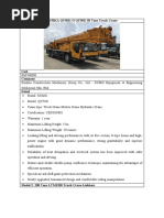 XCMG QY50K Operation Manual | PDF | Axle | Crane (Machine)