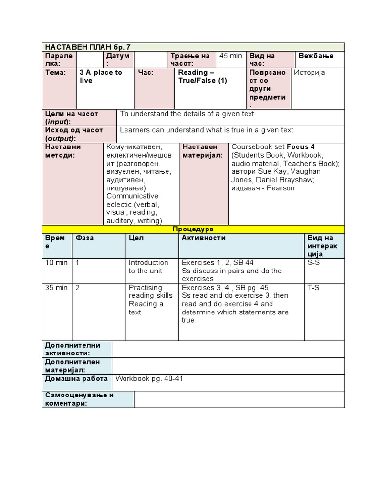 Unit 3, Lesson 7 | PDF