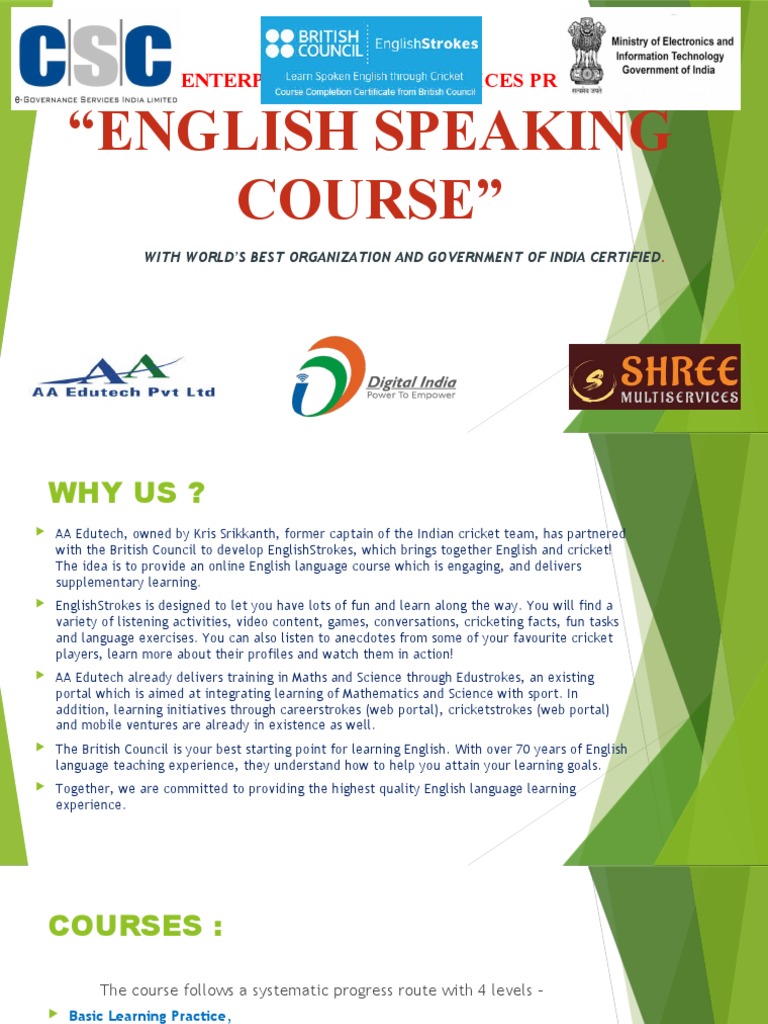Shree Infotech Presents | PDF | Language Education | Educational Technology