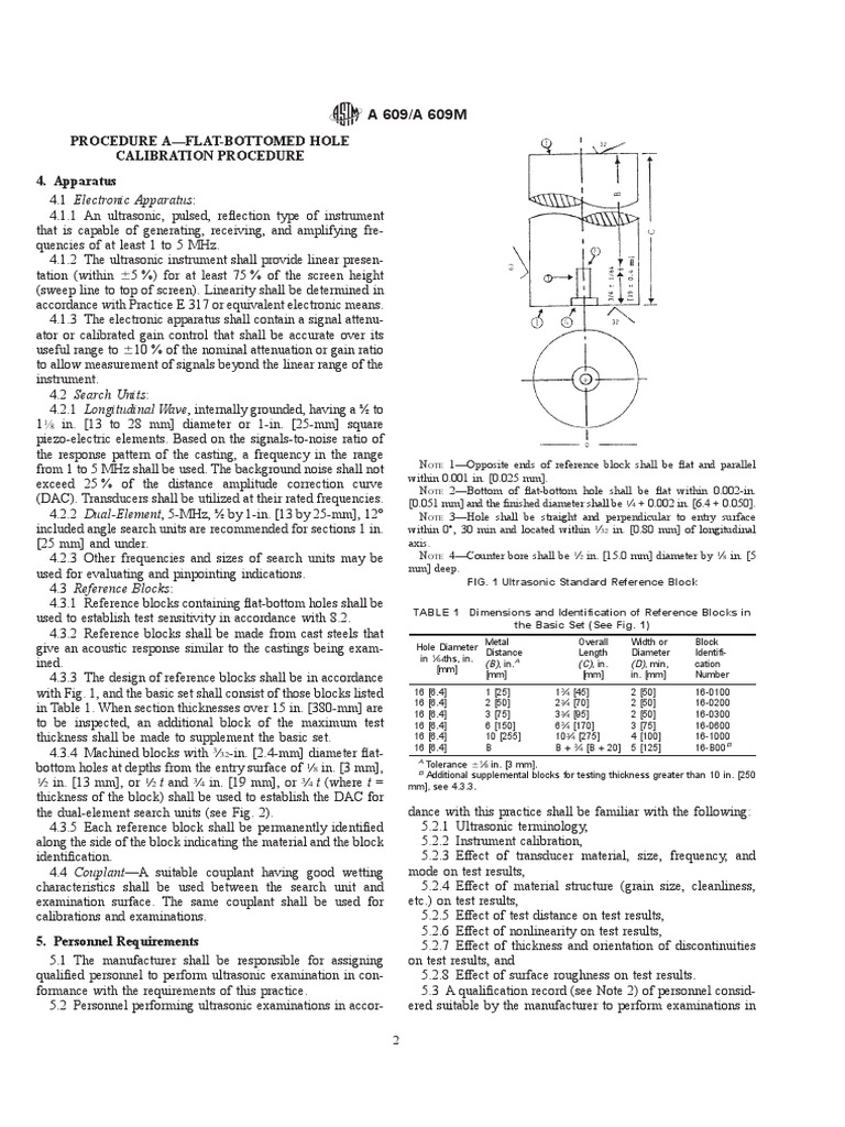 Ultrasonic Testing of Flat-Bottom Holes | PDF | Ultrasound | Waves
