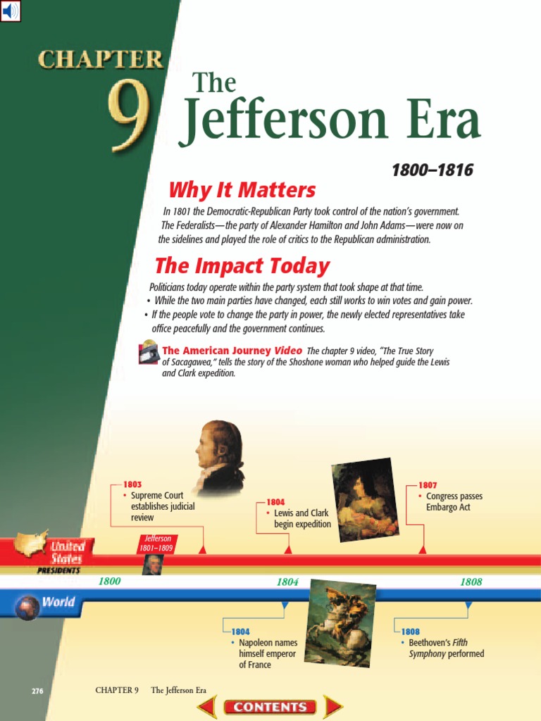 Jefferson Era: Why It Matters | PDF | Louisiana Purchase | Thomas Jefferson