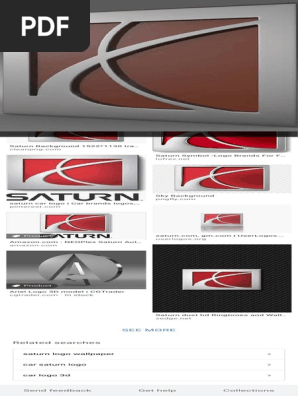 Saturn Car Logo
