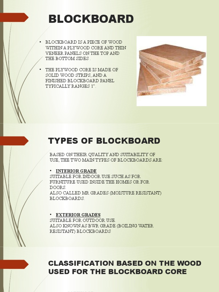 BLOCKBOARD | PDF | Plywood | Wood