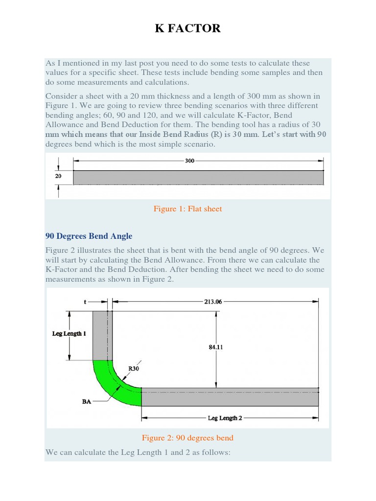Calculating Bend Allowance | Download Free PDF | Geometry | Mechanical Engineering