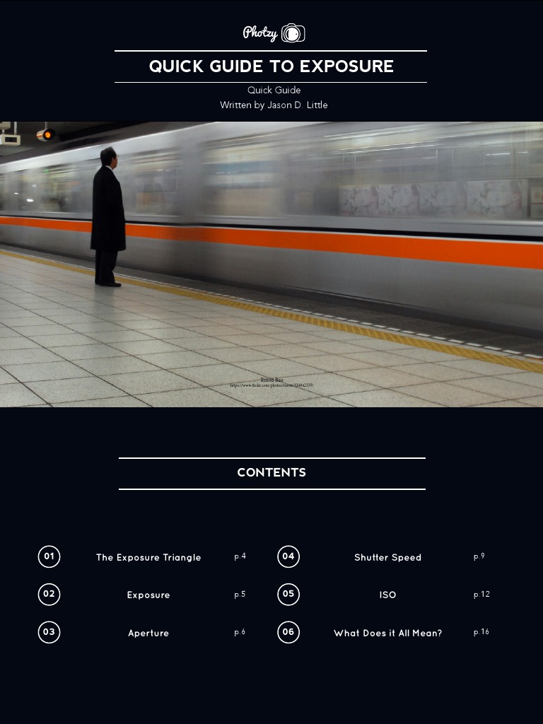 Quick Guide To Exposure: Photzy | PDF