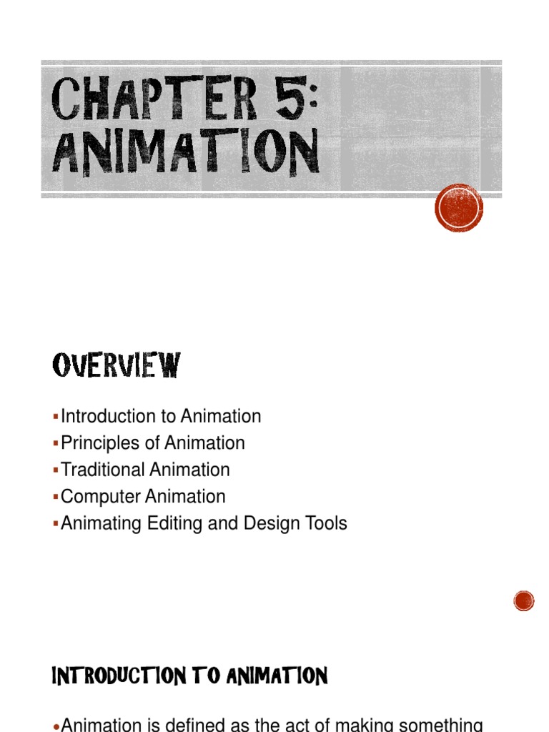 Chapter 5 Animation | PDF | Animation | Computer Animation