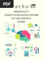 1000 - Polity One Liner | PDF | Politics Of India | Social Institutions