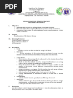 SCIENCE 5es LESSON PLAN | PDF | Lesson Plan | Learning