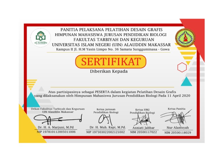 E Sertifikat PDF | PDF