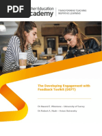 Enhancing Student Feedback Literacy | PDF | Literacy | Teachers