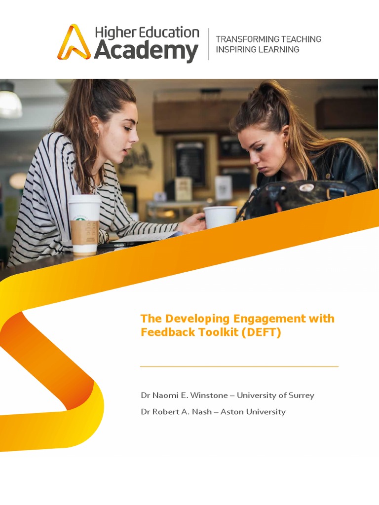 1 The - Developing - Engagement - With - Feedback - Toolkit - Deft - 0 ...