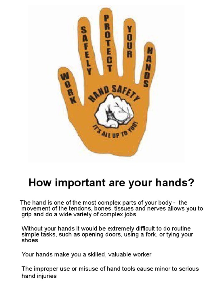 MGD Hand-Safety-Presentation | PDF | Hand | Knife