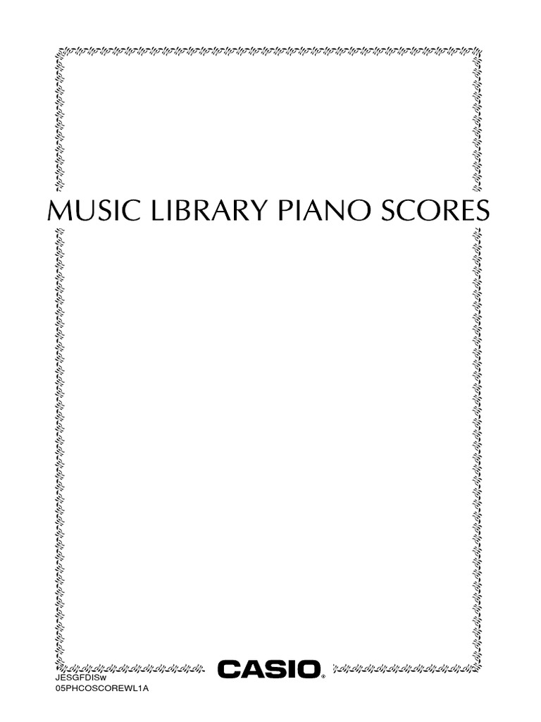 60 Partituras Clásicas Con Digitación (Casio) PDF | PDF