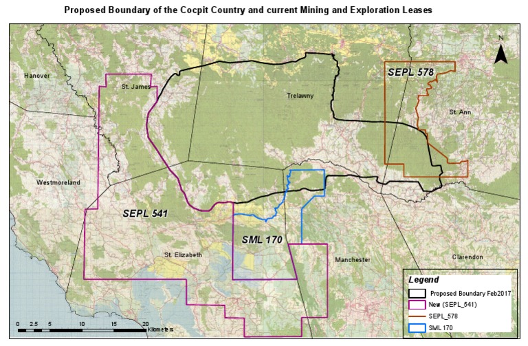 Cocpit Country Mining Boundaries Map | PDF