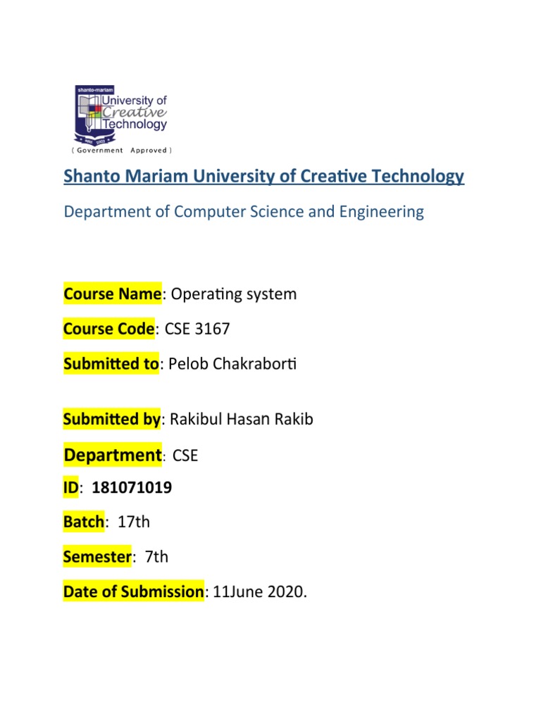 Final-Assignment Cse | Download Free PDF | File System | Computer Data Storage