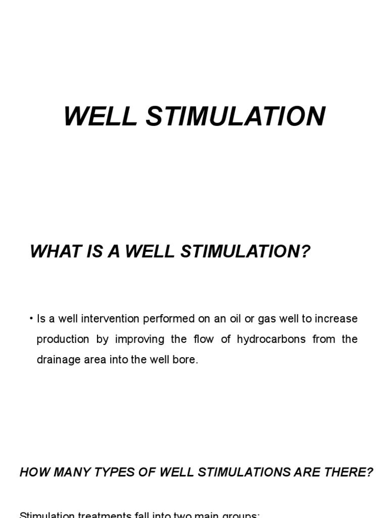 Well Stimulation | PDF
