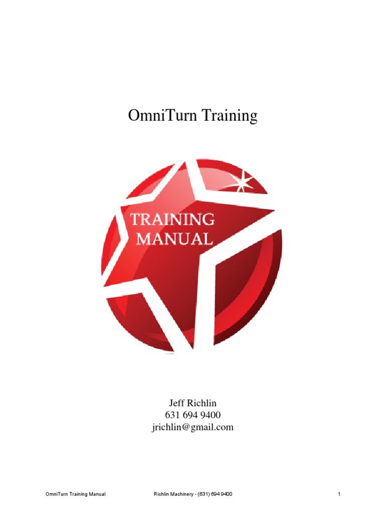 OmniTurn Training Manual PDF | PDF | Metalworking | Teaching Mathematics