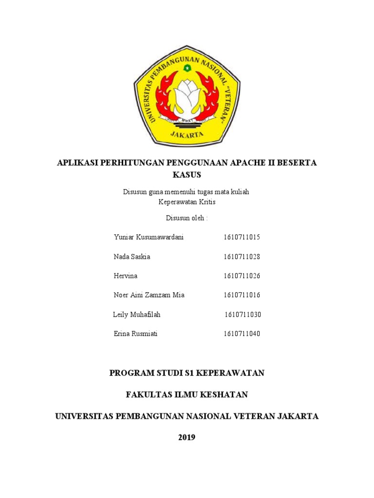 Perhitungan Apache Ii | PDF