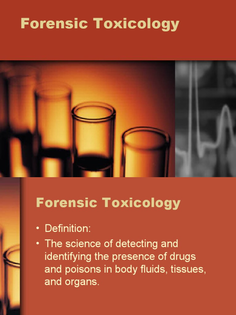 Forensic Toxicology: Drug Detection Science | PDF | Ethanol | Chemistry