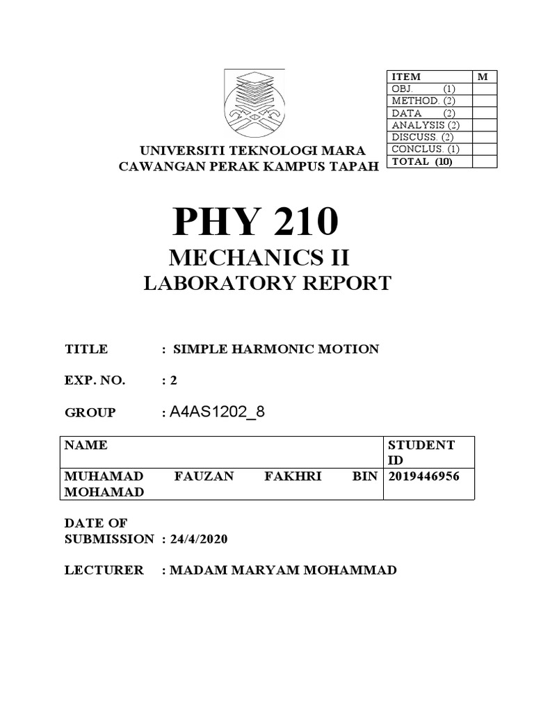 Lab Report Exp 2 | PDF