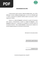Carta de Designado - Modelo | PDF