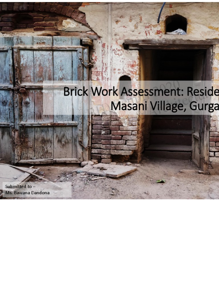 01 - Brick Structures Assesment | PDF