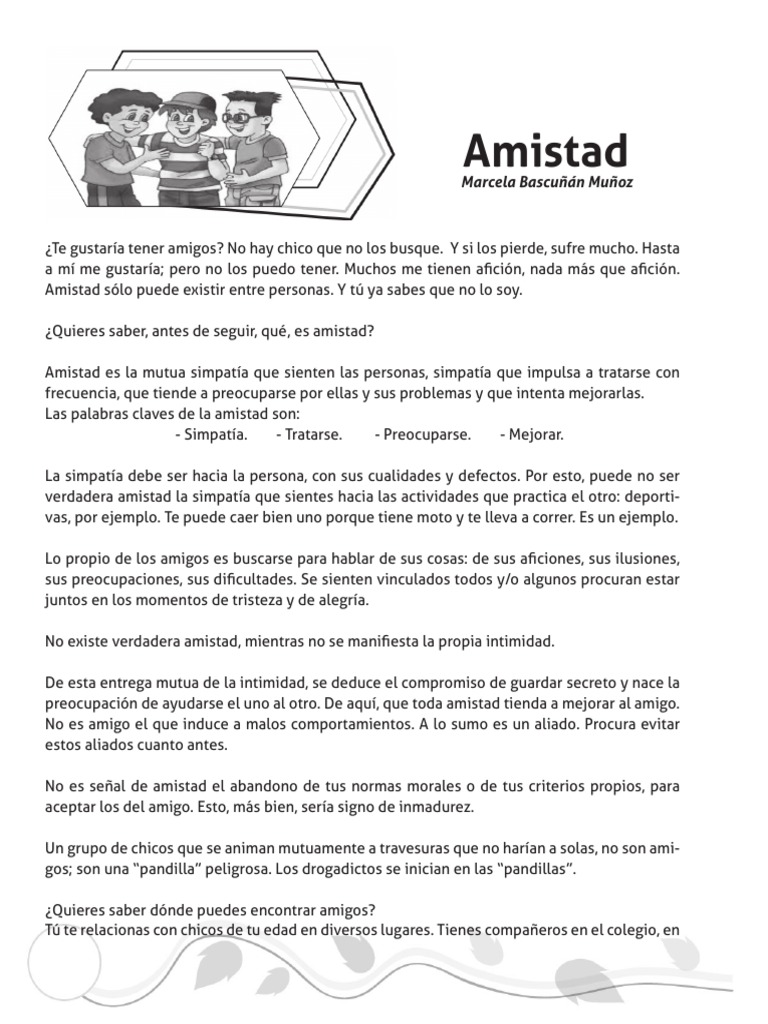 Lectura Amistad | PDF | Science | Ciencia filosófica