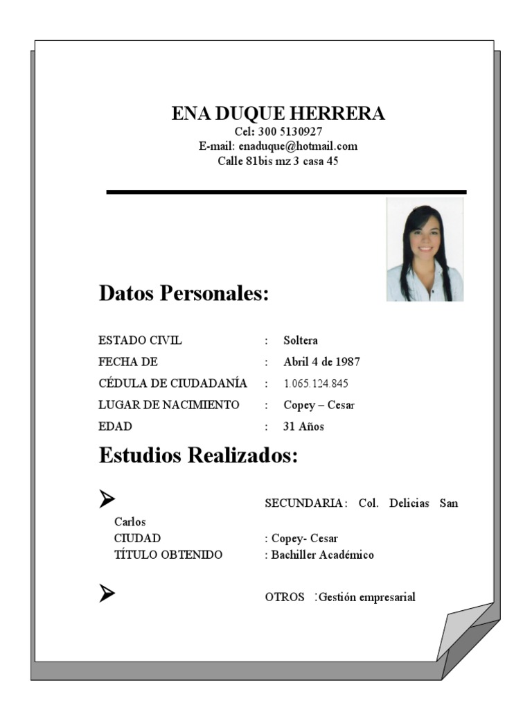 HV Ena Duque Pereira | PDF