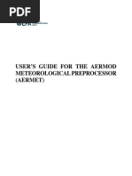 AERMOD View Tutorial for Air Modeling | PDF | Meteorology | Input/Output