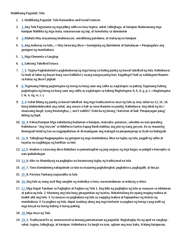 Malikhaing Pagsulat NG Tula | PDF