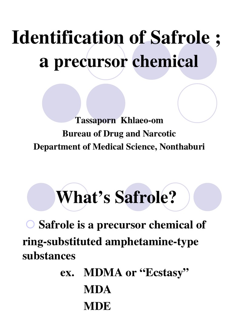 Identification of Safrole | PDF | Chemistry | Physical Sciences