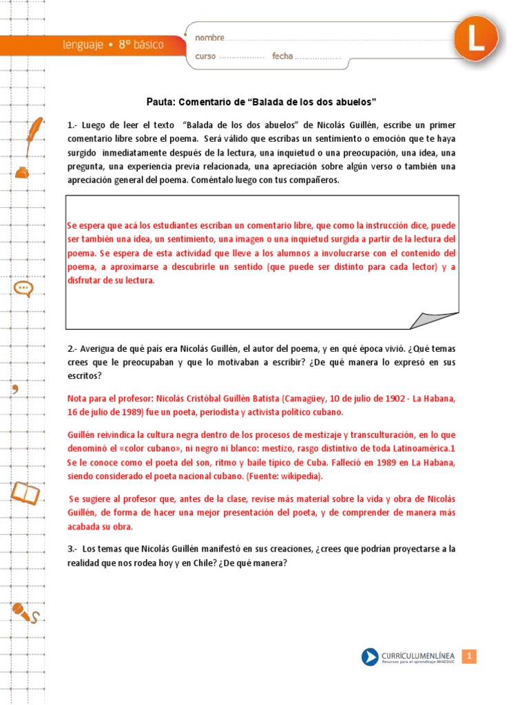 Balada de Los Dos Abuelos | PDF | Poesía | Ficción general