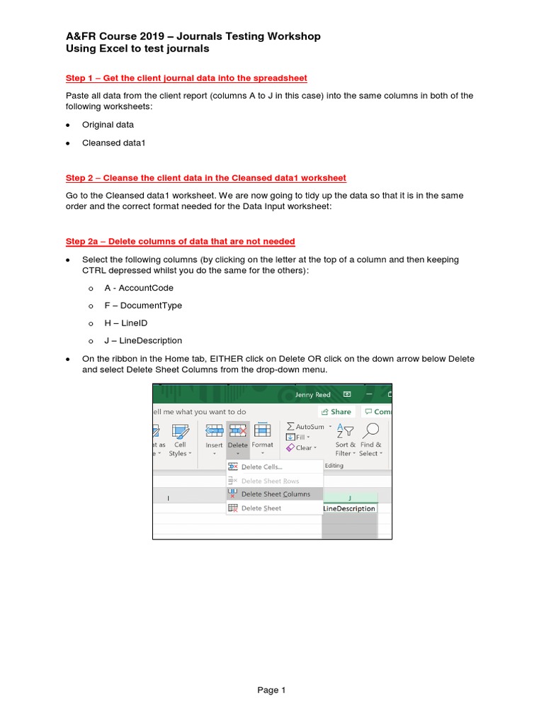 Excel Exercise - Instructions | PDF | Workweek And Weekend | Microsoft Excel