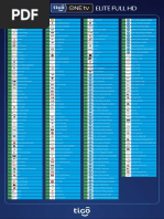 Uverse Channel Lineup | PDF | Hbos | Television Network