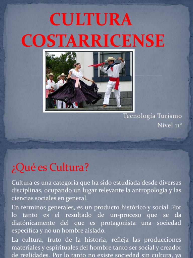 Tema 11. Cultura Costarricense | PDF | Folklore | Costa Rica