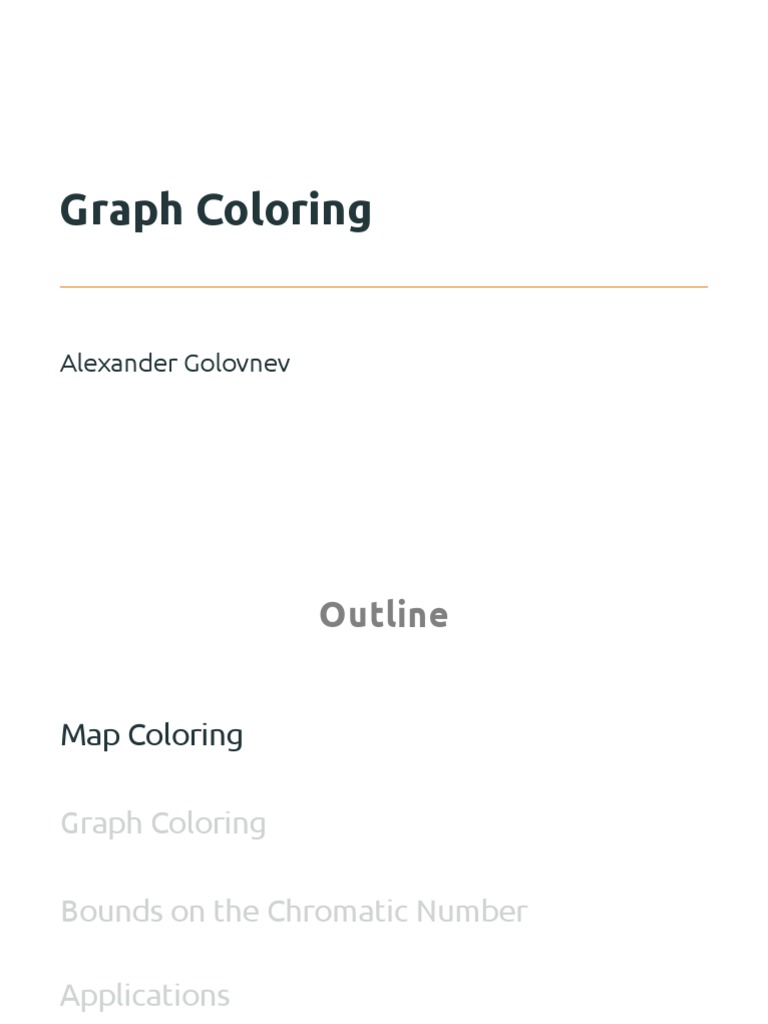m4 l1 Graph Coloring | PDF | Vertex (Graph Theory) | Mathematical Concepts