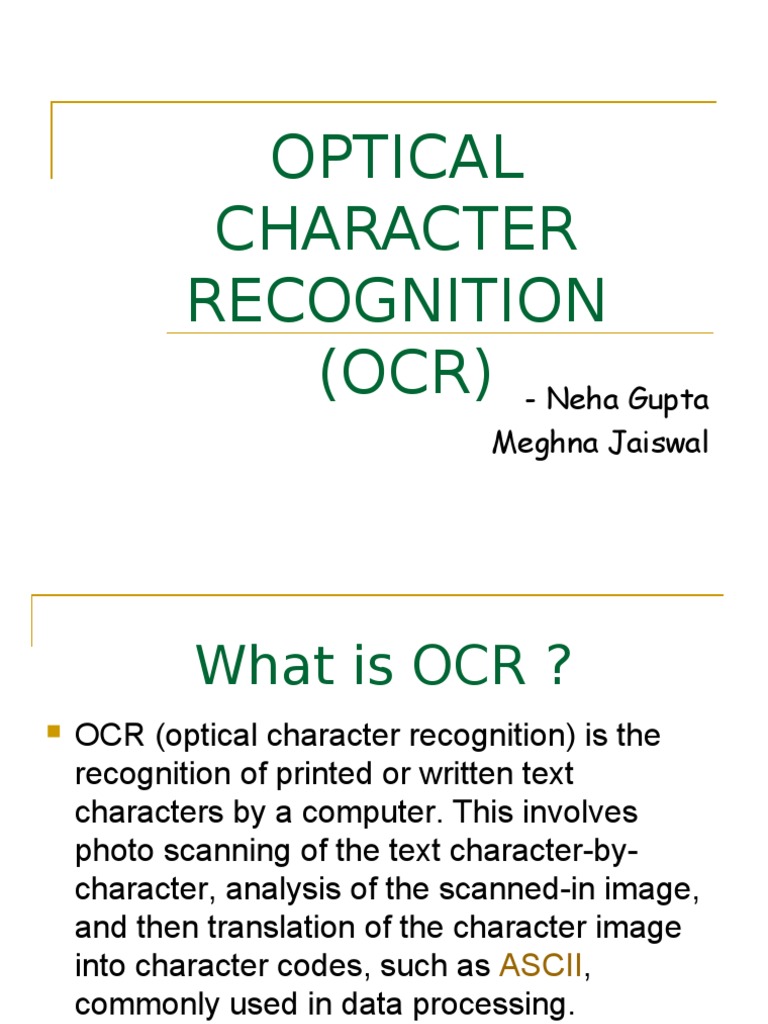 Ocr | PDF | Optical Character Recognition | Image Scanner Ocr | PDF | Optical Character Recognition | Image Scanner