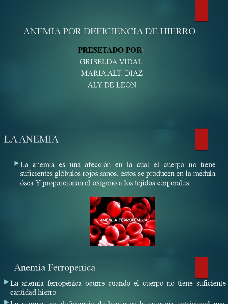 Anemia Por Deficiencia de Hierro | PDF | Enfermedad de Crohn | Anemia