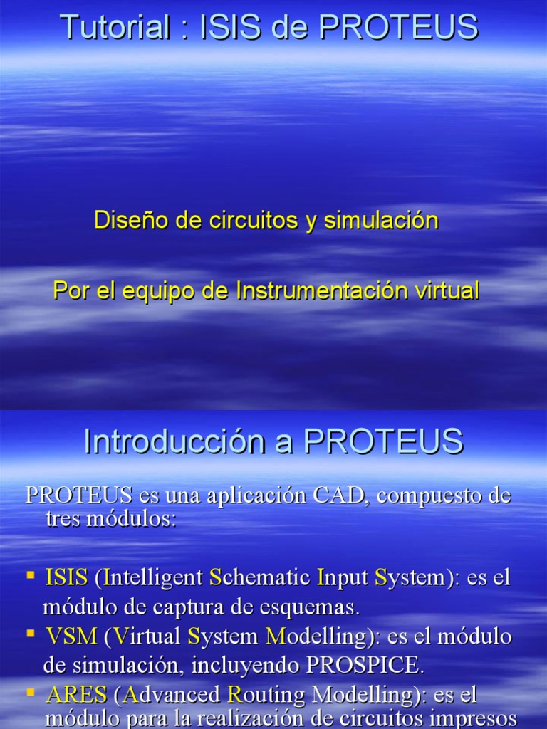 Tutorial Isis Proteus | PDF | Ventana (informática) | Teclado