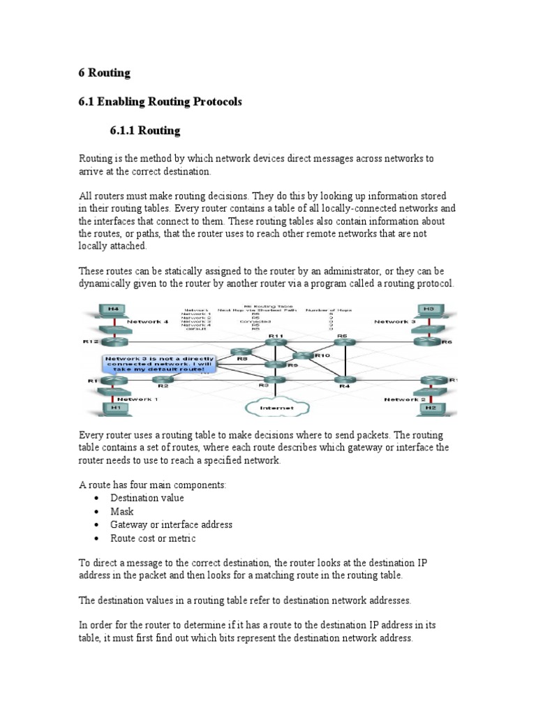 Chapter 6 | PDF | Routing | Router (Computing)