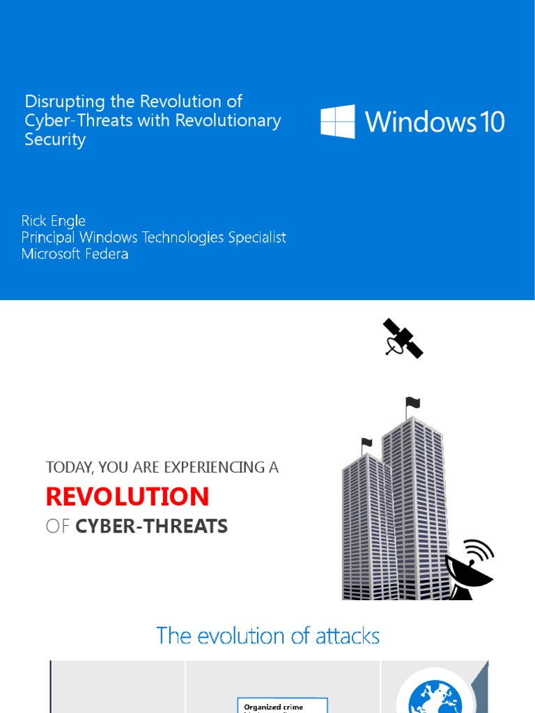 R. Engle - Microsoft - Disrupting The Revolution of Cyber-Threats With ...